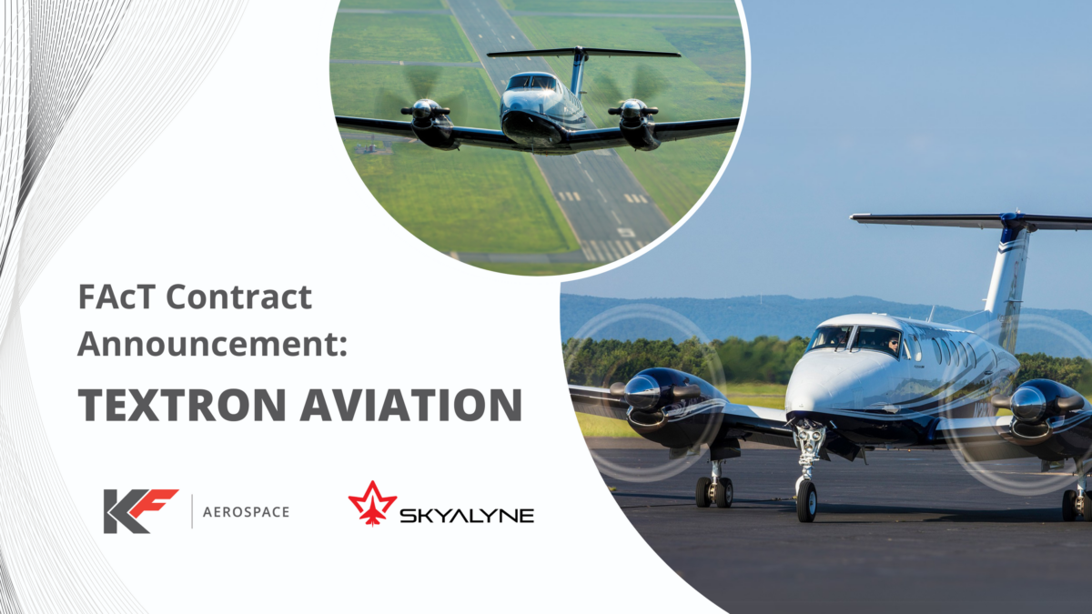 SkyAlyne and KF Aerospace announce Acquisition Contract for Seven King ...